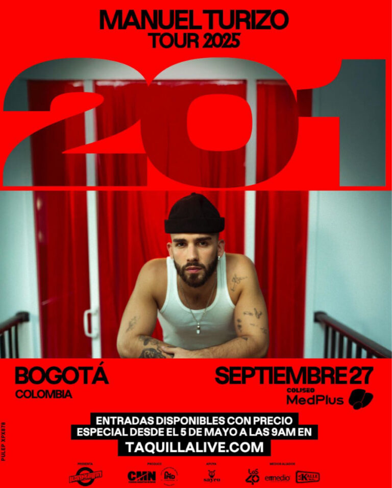 MANUEL TURIZO ANUNCIA ”201 TOUR” – EL TOP COLOMBIA